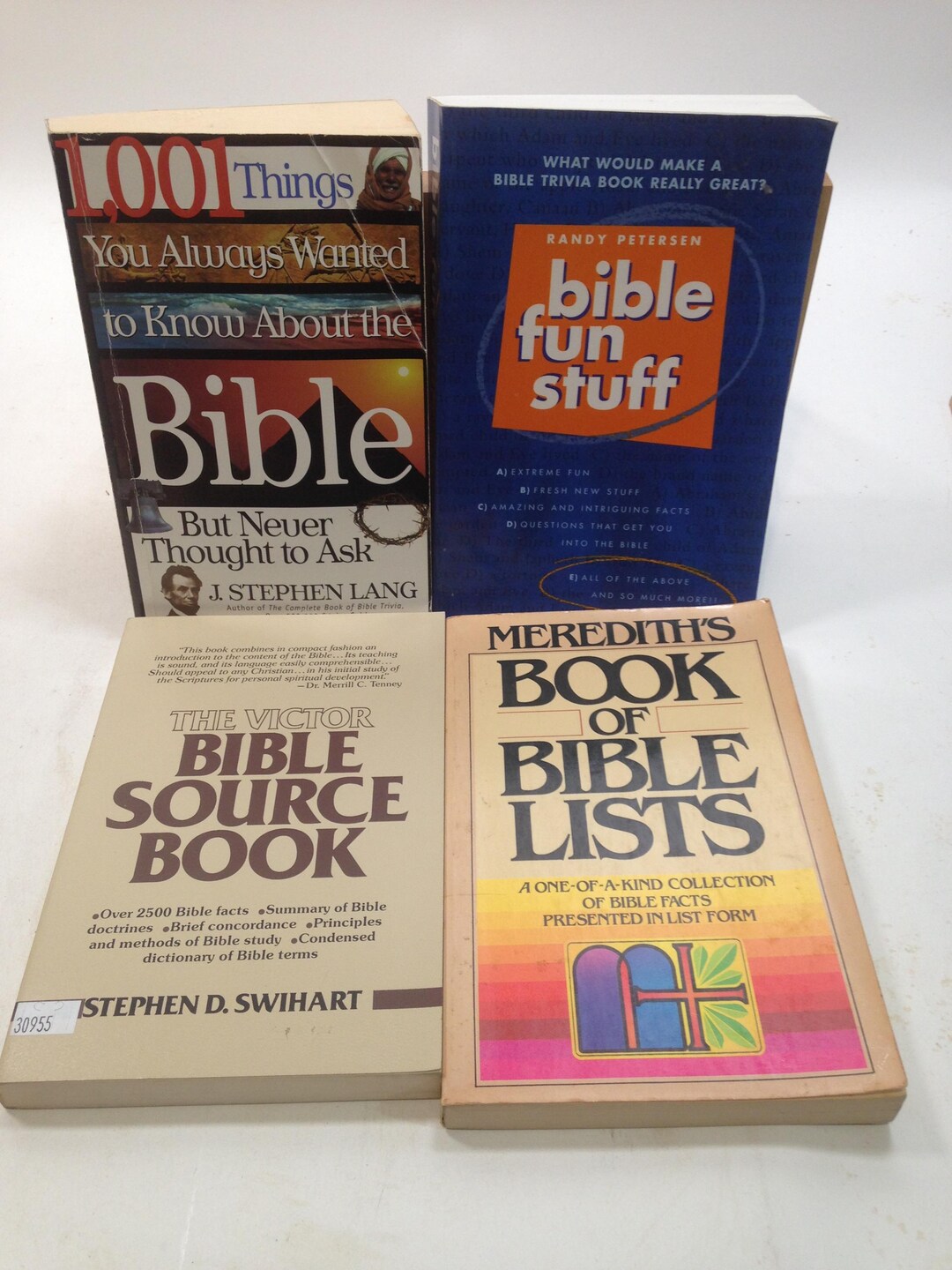 4 Bible Reference Books, Bible Fun Stuff, 1001 Thing You Always Wanted ...