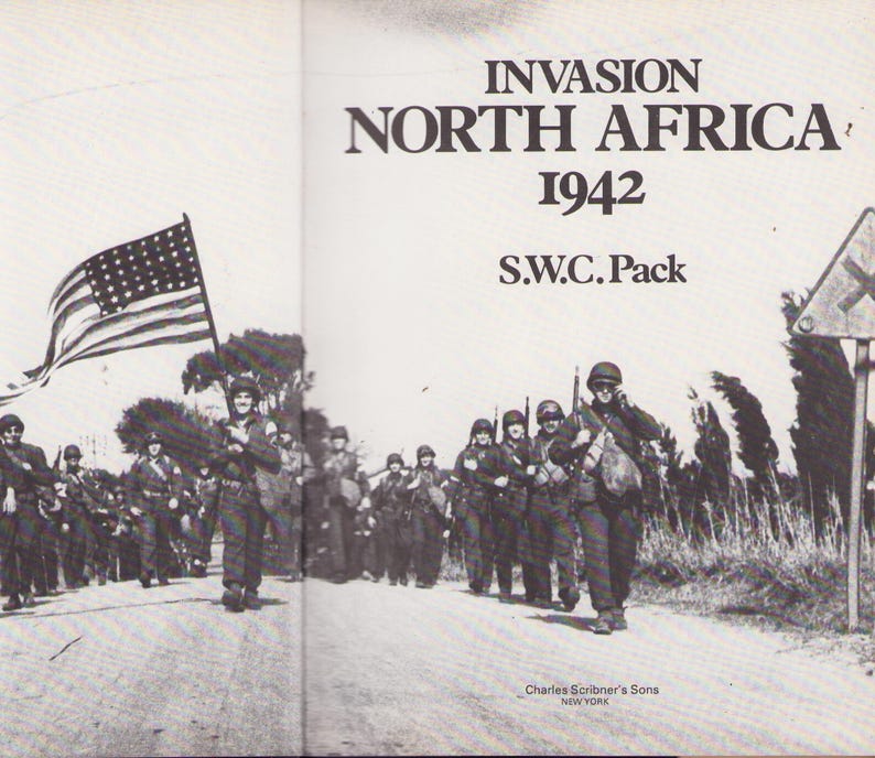Vintage Book: Invasion North Africa 1942 by S.W.C. Pack 1978 0725 - Etsy