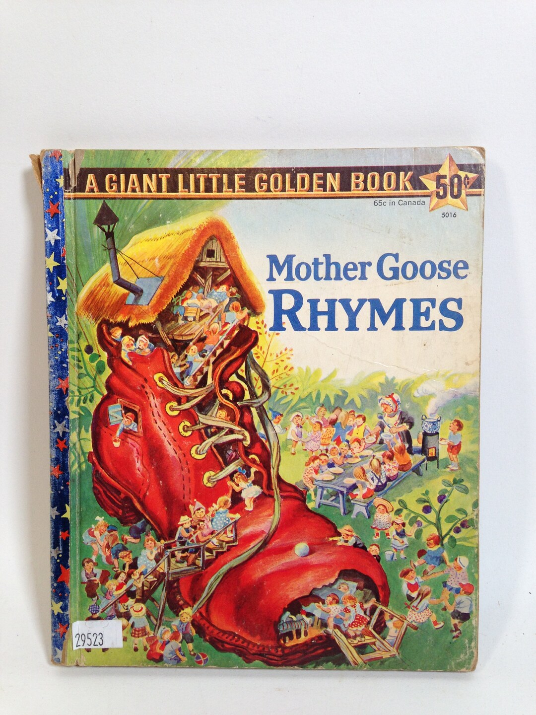 Vintage Giant Little Golden Book: Mother Goose Rhymes 1958 - Etsy