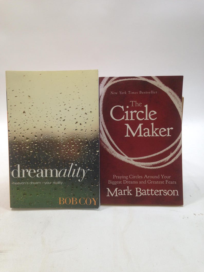 2 Books About Achieving Your Hopes and Dreams Through God: the Circle Maker & Dreamality 1124 - Etsy