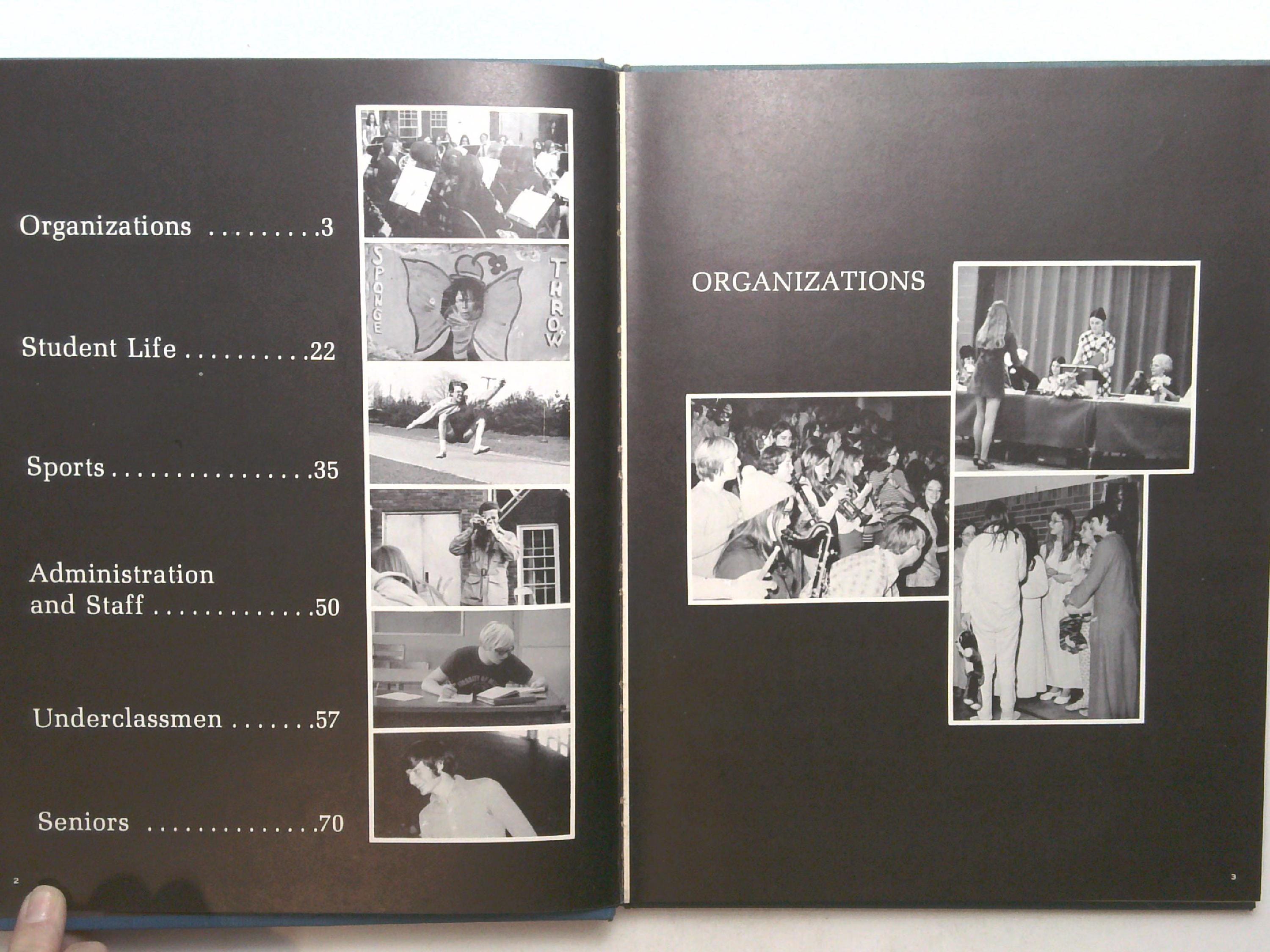 Rare Vintage Book 1973, the Reflector Yearbook, Lawton High School ...
