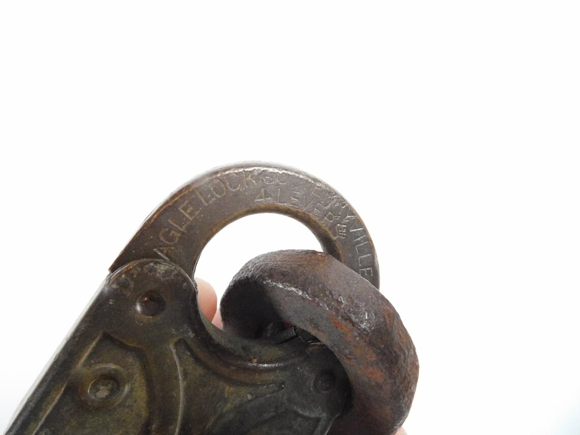 Vintage Eagle Lock 4-lever Padlock 0820 - Etsy