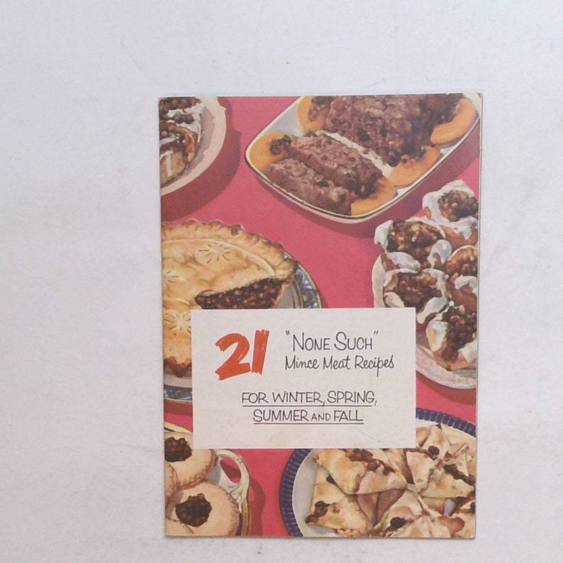 Rare Vintage 21 None Such Mince Meat Recipes 1952 0124 - Etsy