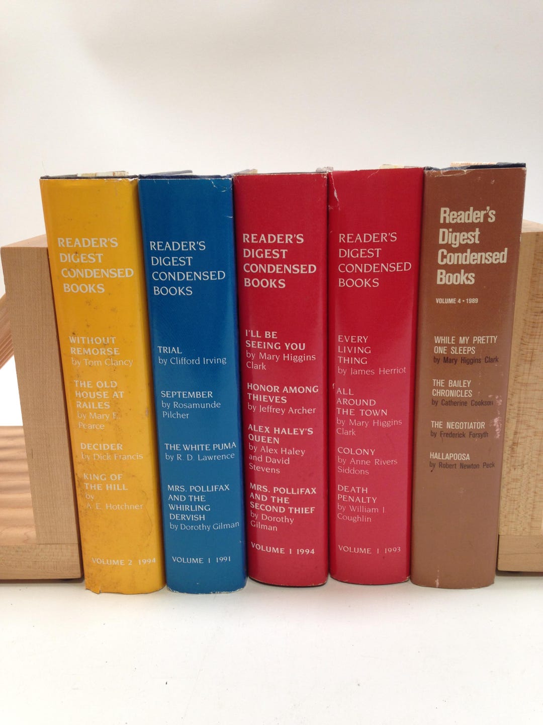 5 Books of Reader's Digest Condensed Books 1990s 1024 - Etsy