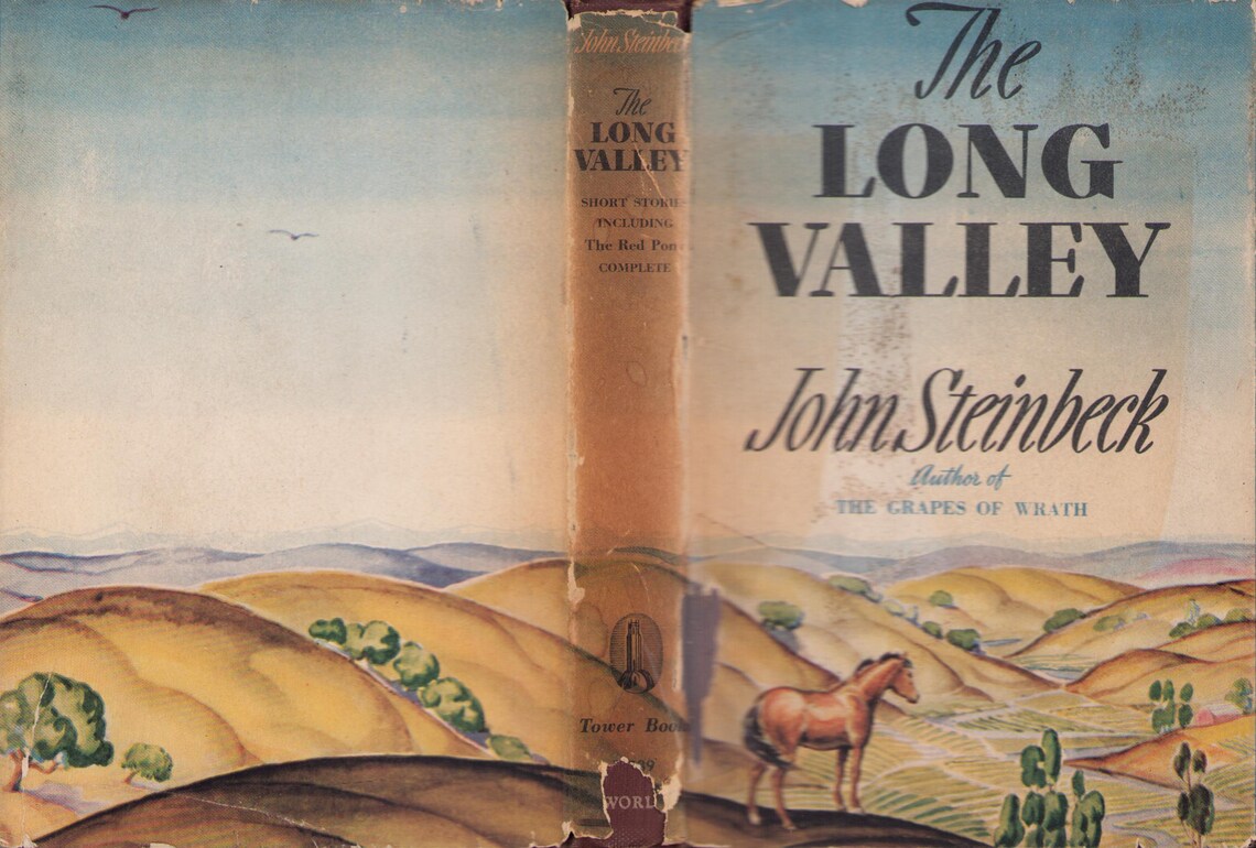 Vintage Book: the Long Valley by John Steinbeck, Tower Book Edition ...