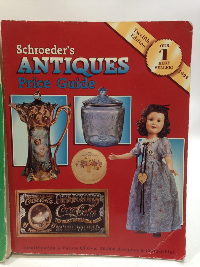 3 Schroeder's Antiques Price Guides, 1988, 1994 and 2007 1024 - Etsy