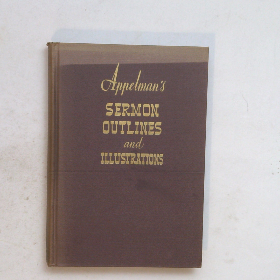 Vintage Book: Applebaum's Sermon Outlines and Illustrations by Hyman ...