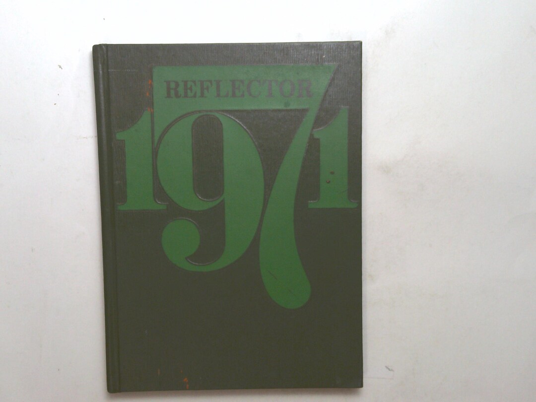 Rare Vintage Book 1971, the Reflector Yearbook, Lawton High School ...
