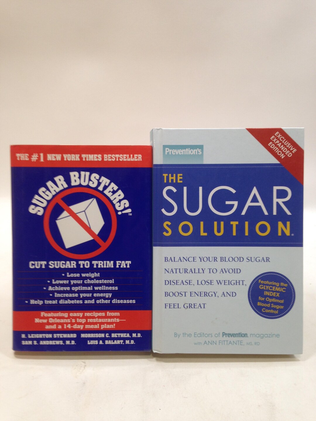 Sugar Busters and the Sugar Solution, 2 Books on Controlling Your Sugar Intake 1024 - Etsy