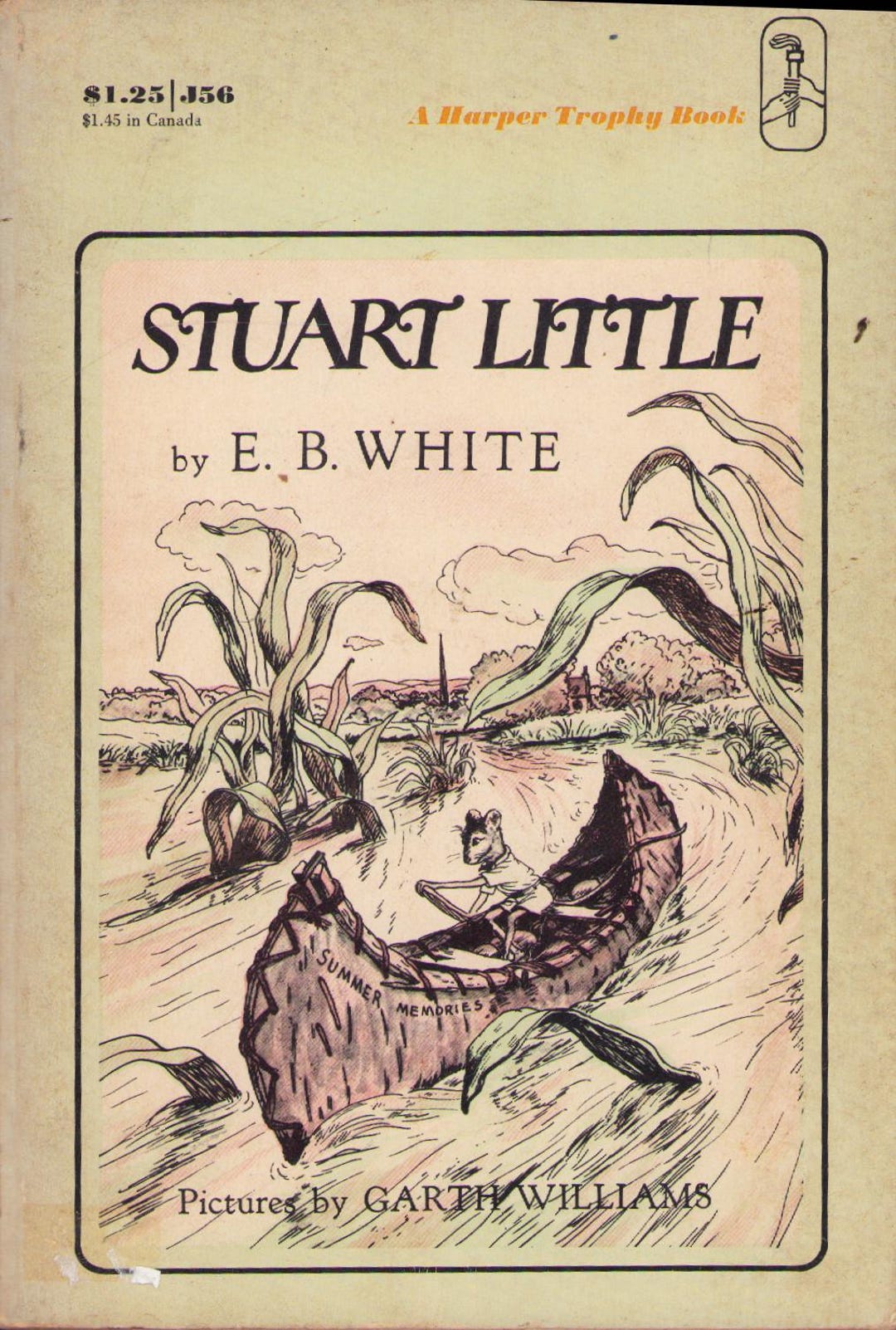Vintage Book: Stuart Little by E. B. White , 28th Printing 1973 0925 - Etsy