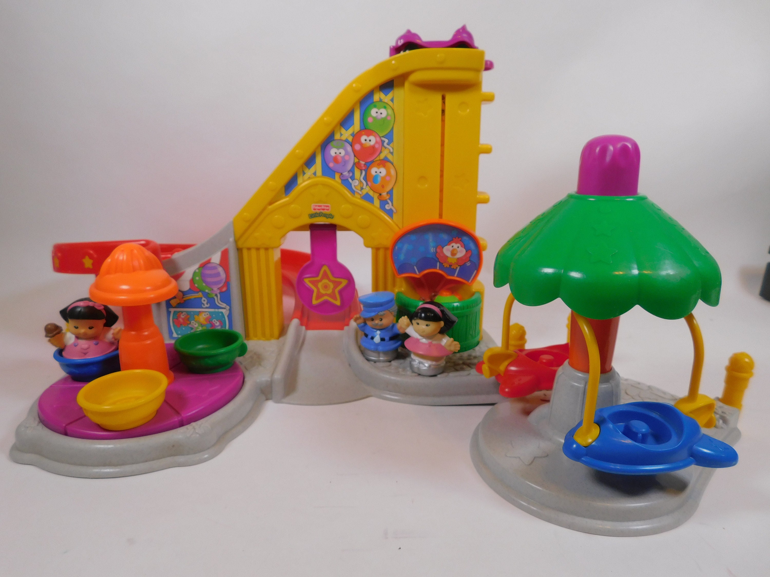 Vintage Fisher Price Little People Amusement Park Playset 0521 | Etsy