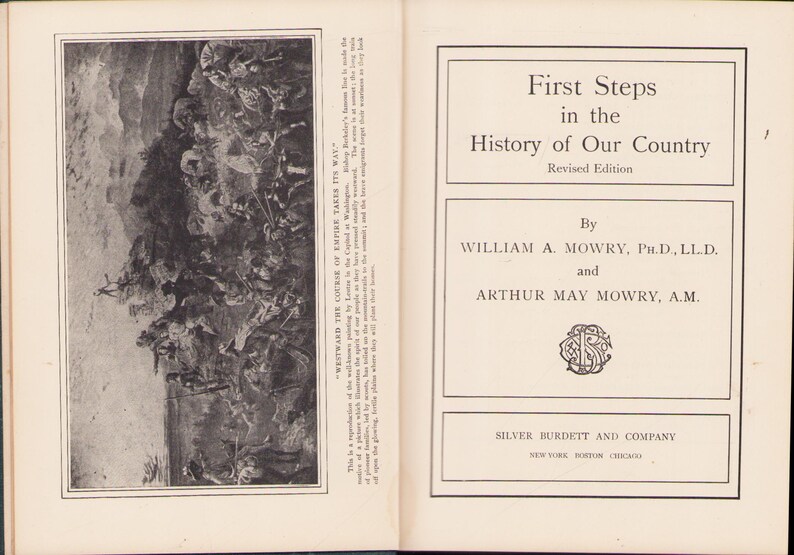 Vintage Book: First Steps in the History of Our Country, Revised ...