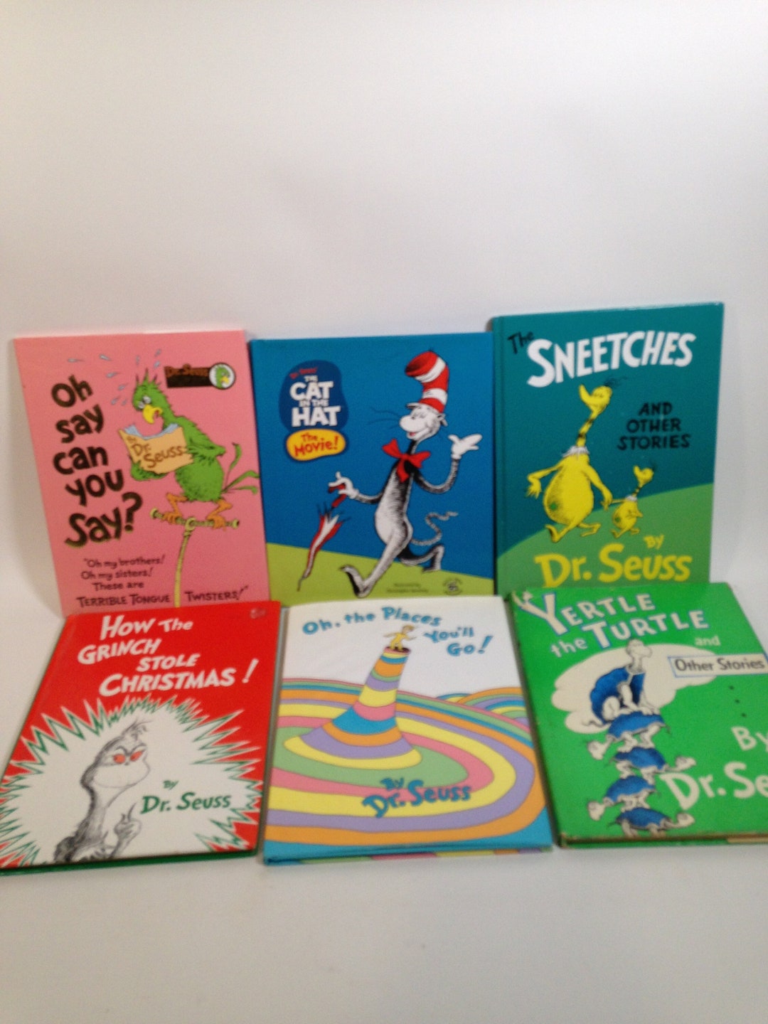 6 Large Dr. Seuss Books, the Sneetches and Other Stories and 4 More ...