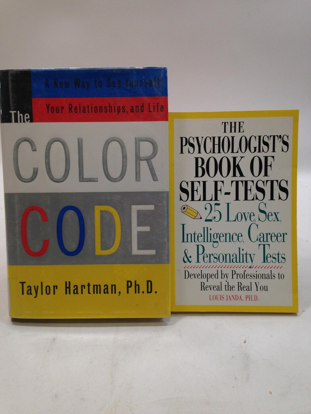 2 Books on Personality Tests, the Color Code & the Psychologist's Book ...