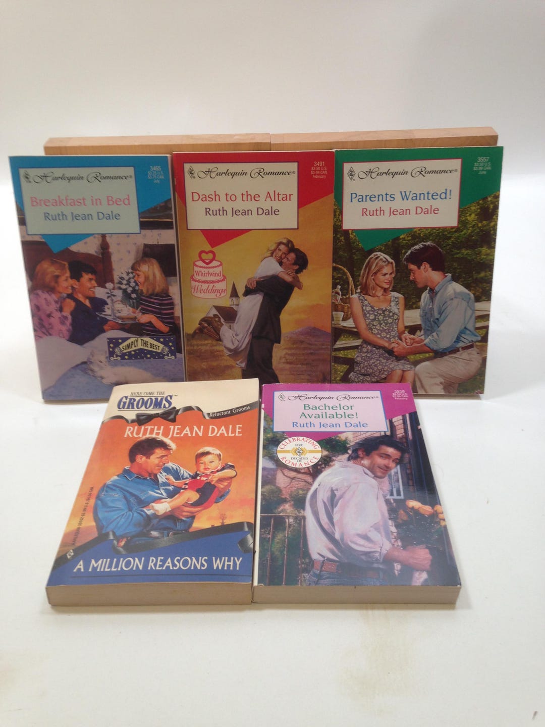 5 Romance Books by Ruth Jean Dale, Dash to the Atar, Breakfast in Bed ...