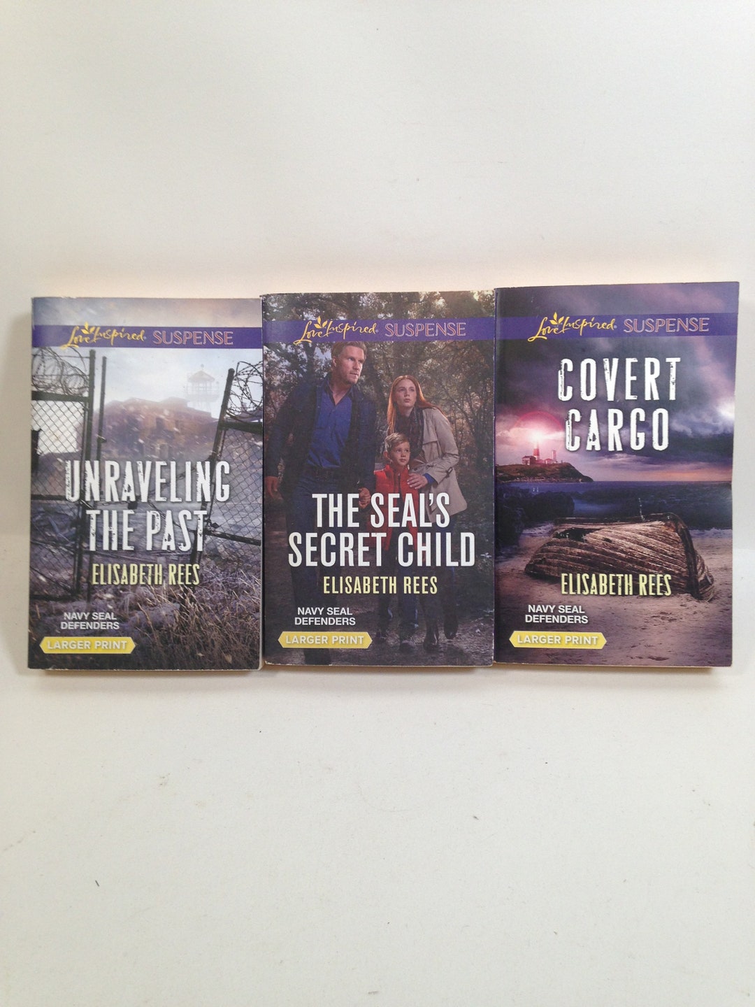 3 Suspenseful Romance Novels by Elisabeth Rees, Navy Seal Defenders ...