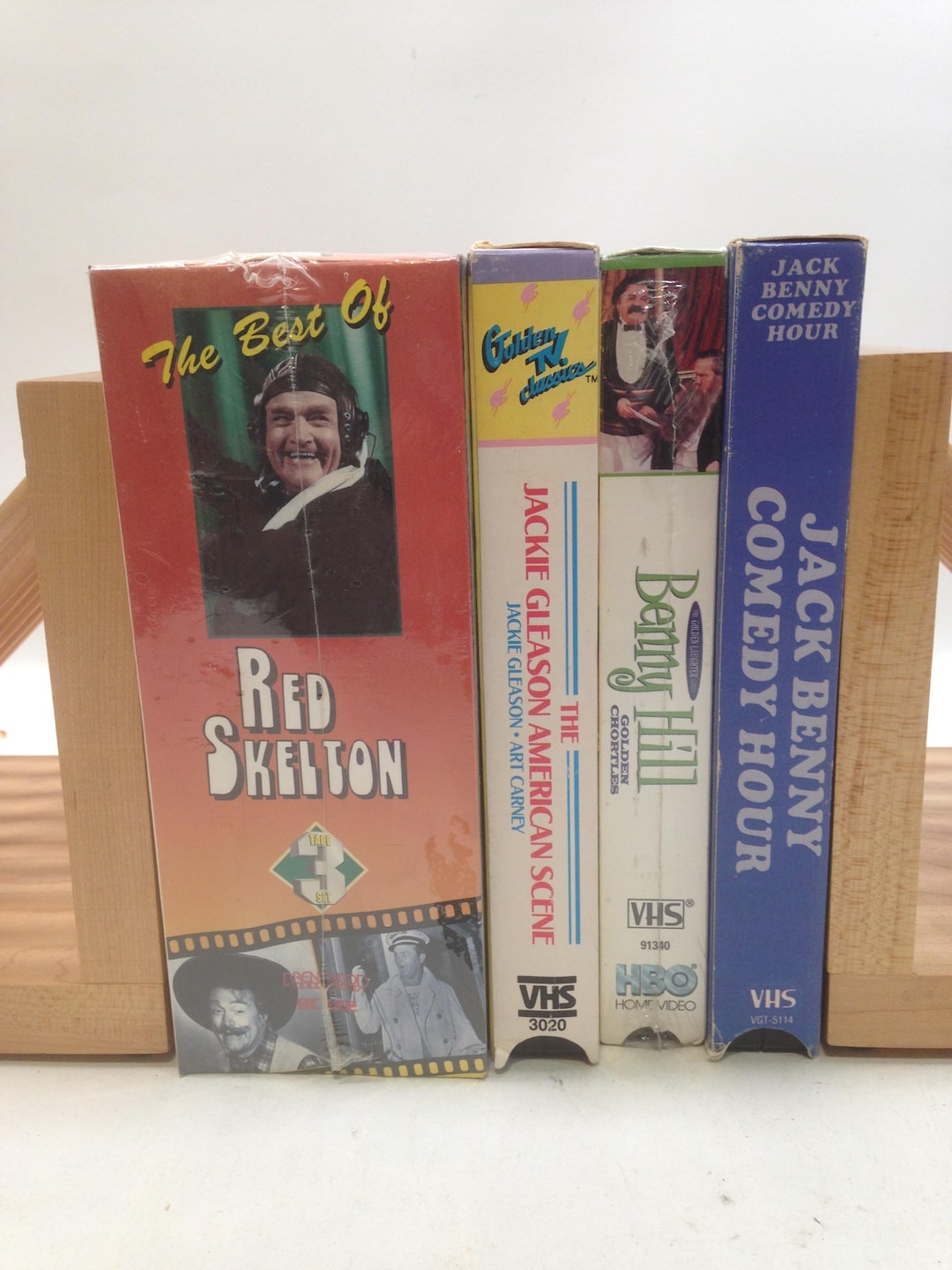 Early TV Comedians on VHS Tapes, Jack Benny, Red Skelton, Jackie ...