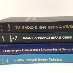 Vintage TAB Books Electronics Repair Manuals 1950s-1970s 23 Books 0223 ...