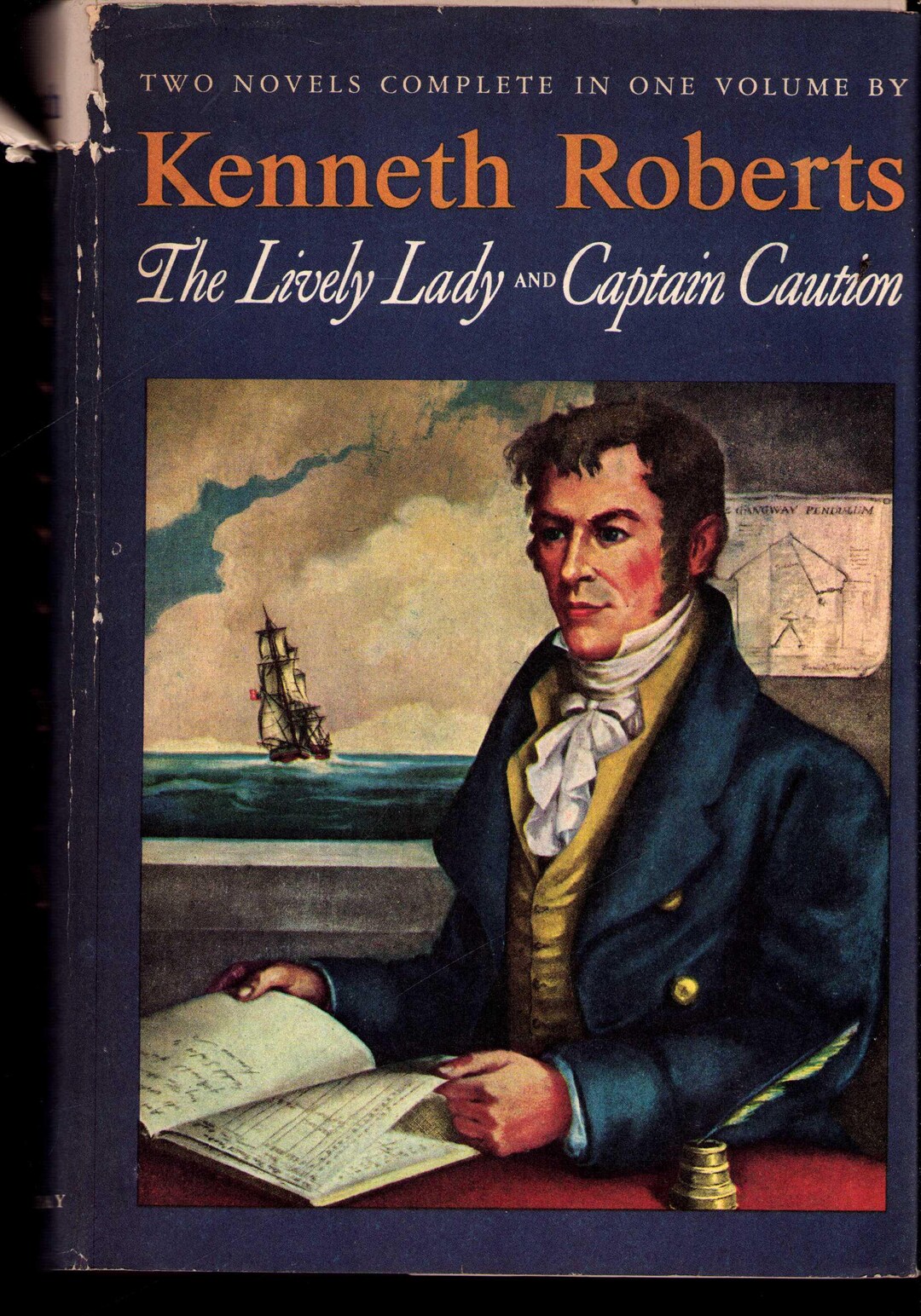 Vintage Book: the Lively Lady and Captain Caution by Kenneth Roberts ...