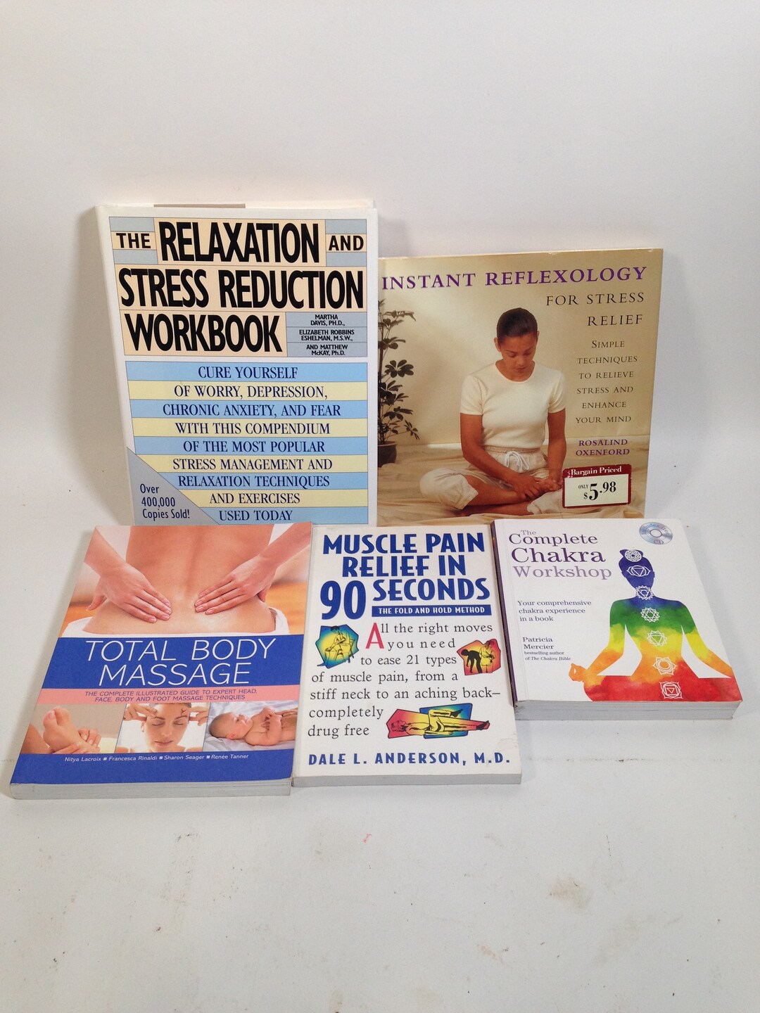 5 Books on Relaxation Techniques, Instant Reflexology for Stress Relief ...