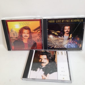 3 Cds by Yanni, Tribute, Live at the Acropolis, & in My Time 0724 - Etsy