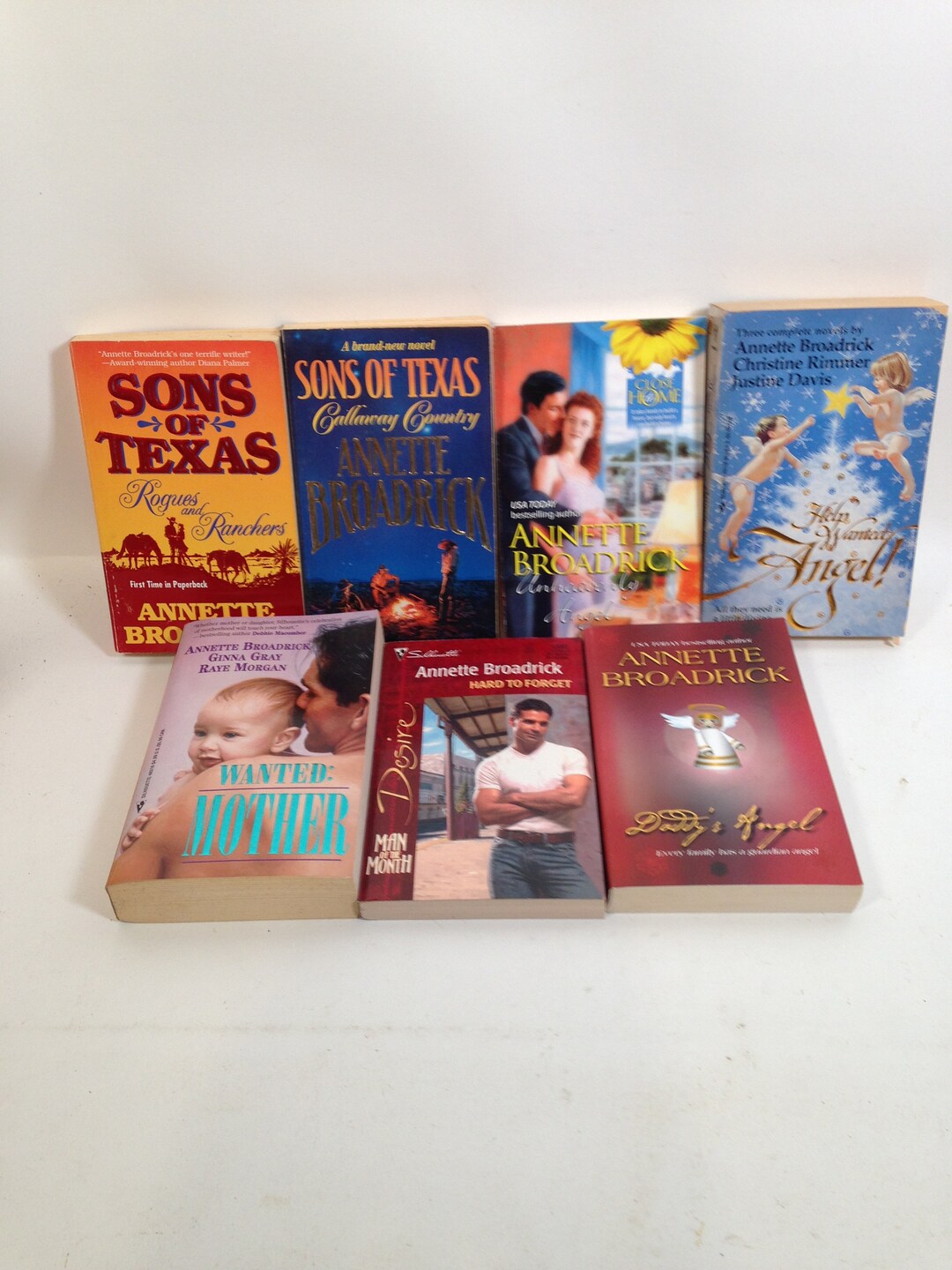 7 Romance Books by Annette Broadrick, Sons of Texas: Callaway Country ...