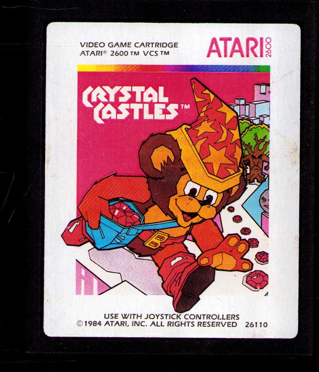 Vintage Atari Game: Crystal Castles, Atari 2600, 1984, 1225 - Etsy