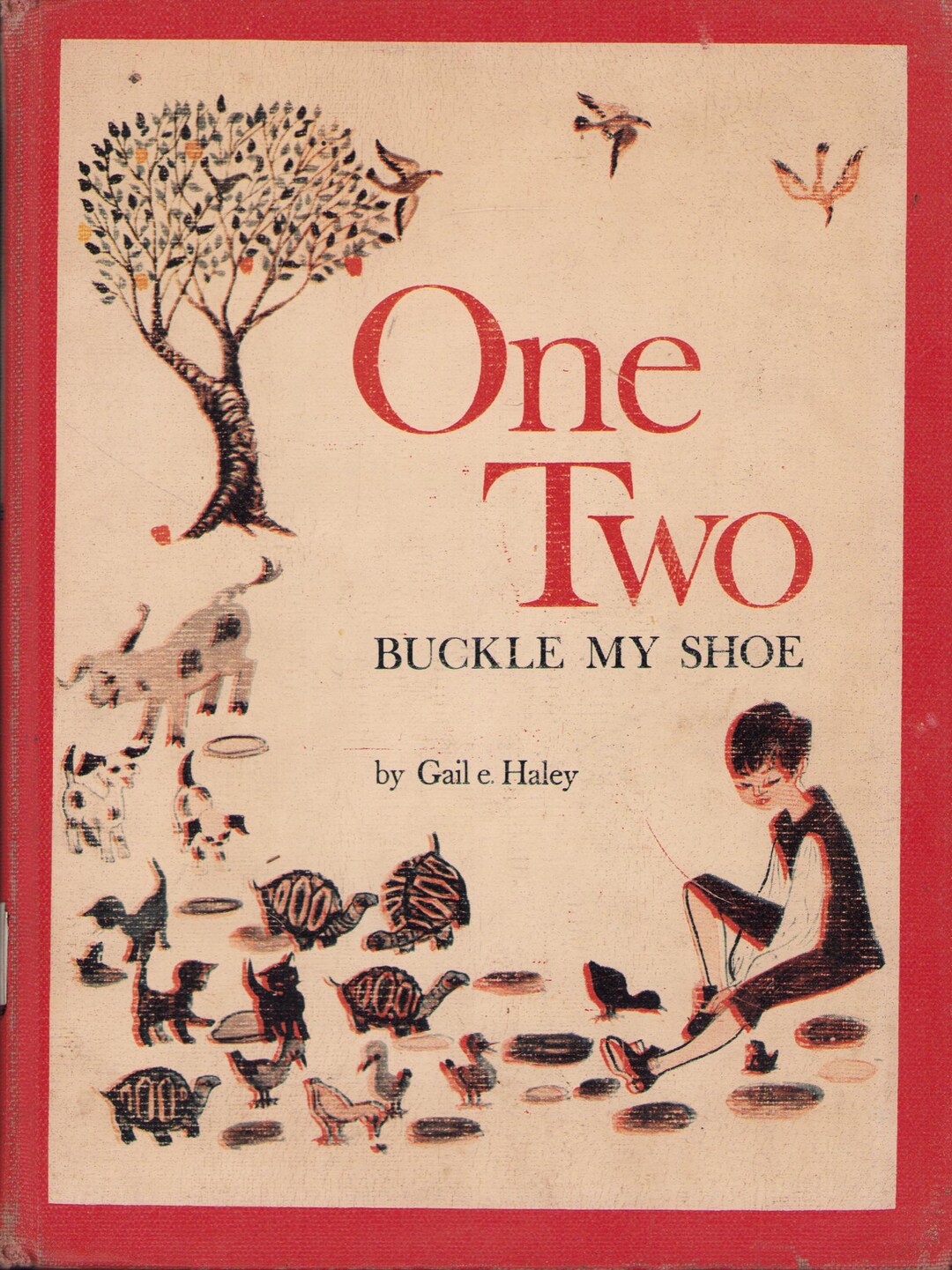 Vintage Book: One, Two, Buckle My Shoe by Gail Haley, 1964 First ...