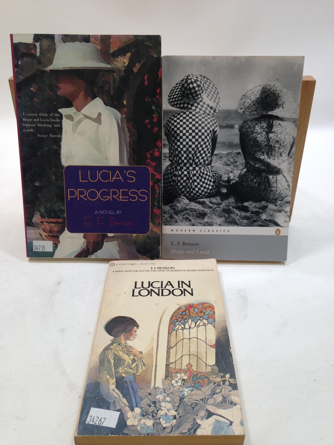 3 Books by E. F. Benson, Lucia's Progress, Lucia in London & Mapp and ...