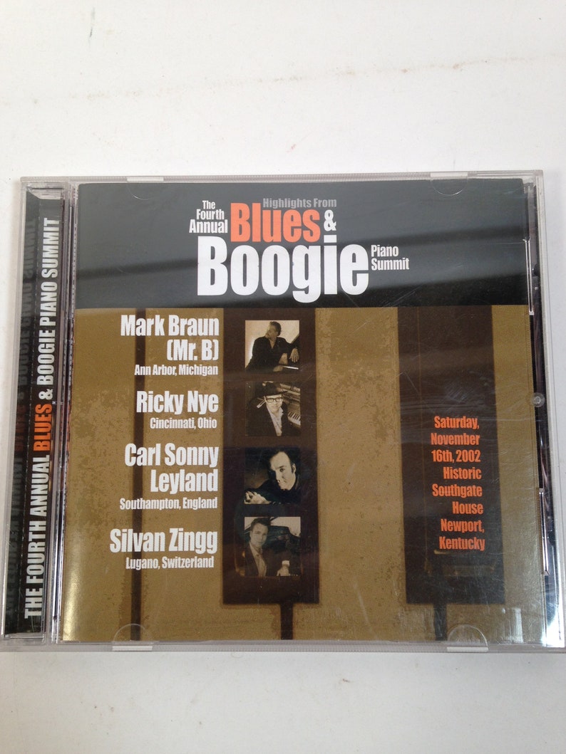 The Fourth Annual Blues & Boogie Piano Summit CD Rare Signed Copy ...