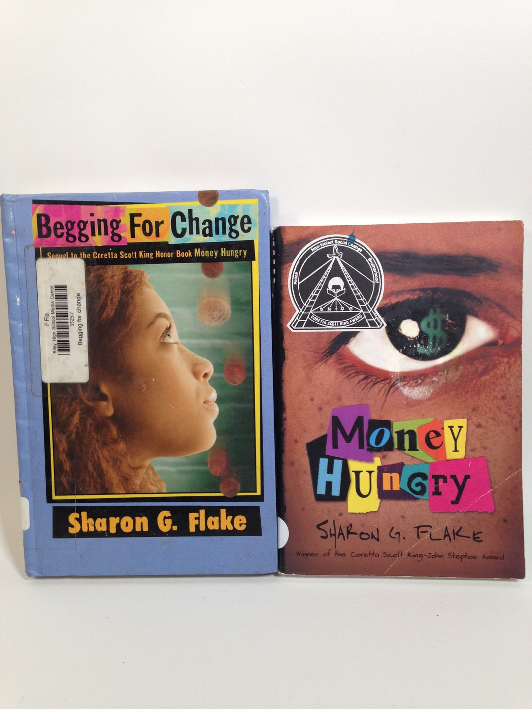 2 Books by Sharon Fluke, Begging for Change & Money Hungry 0624 - Etsy