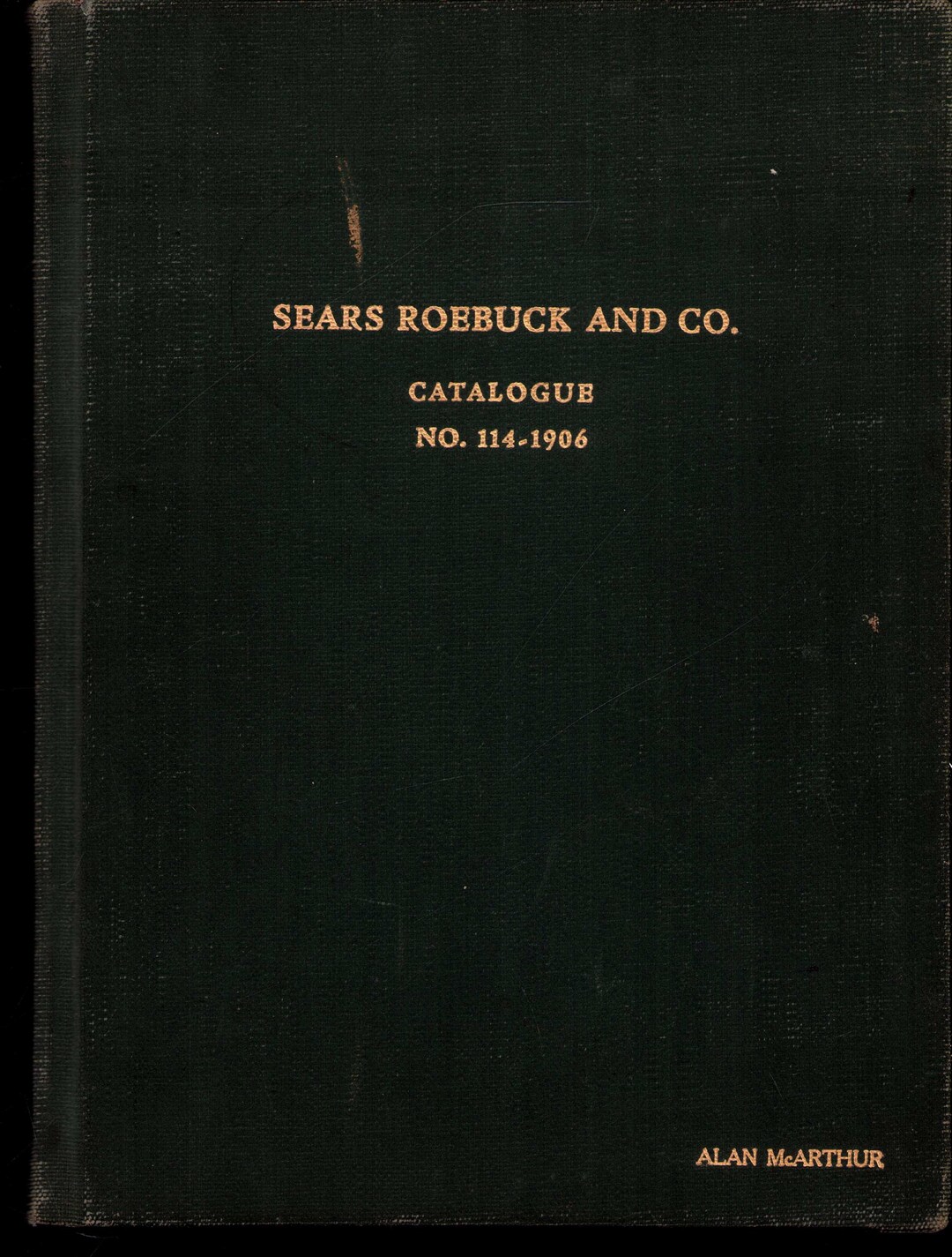 Vintage Book: Sears Roebuck and Co 1906 Catalogue No. 114 1025 - Etsy