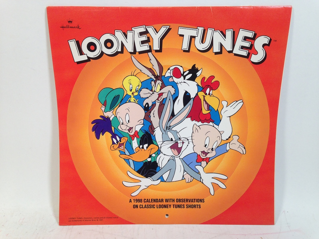 Vintage Looney Tunes 1998 Wall Calendar 0223 - Etsy