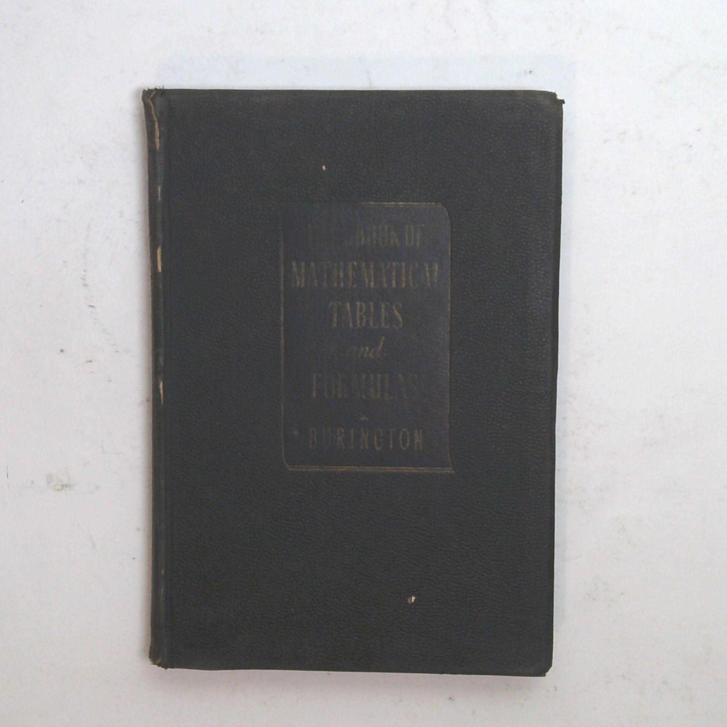 Vintage Book: Handbook of Mathematical Tables and Formulas by Richard ...