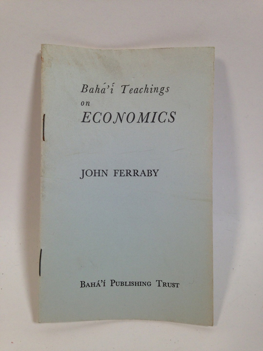 Baha'i Teachings on Economics Brochure by John Ferraby Rare Vintage ...