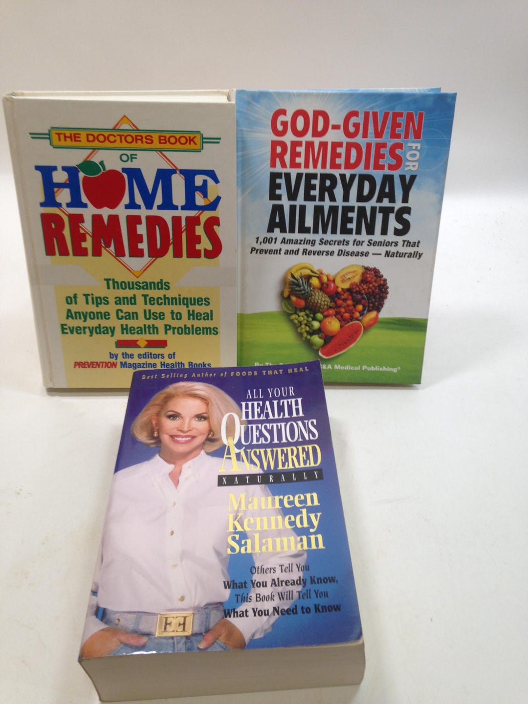 3 Books of Home Remedies and Natural Cures, God-given Remedies for ...