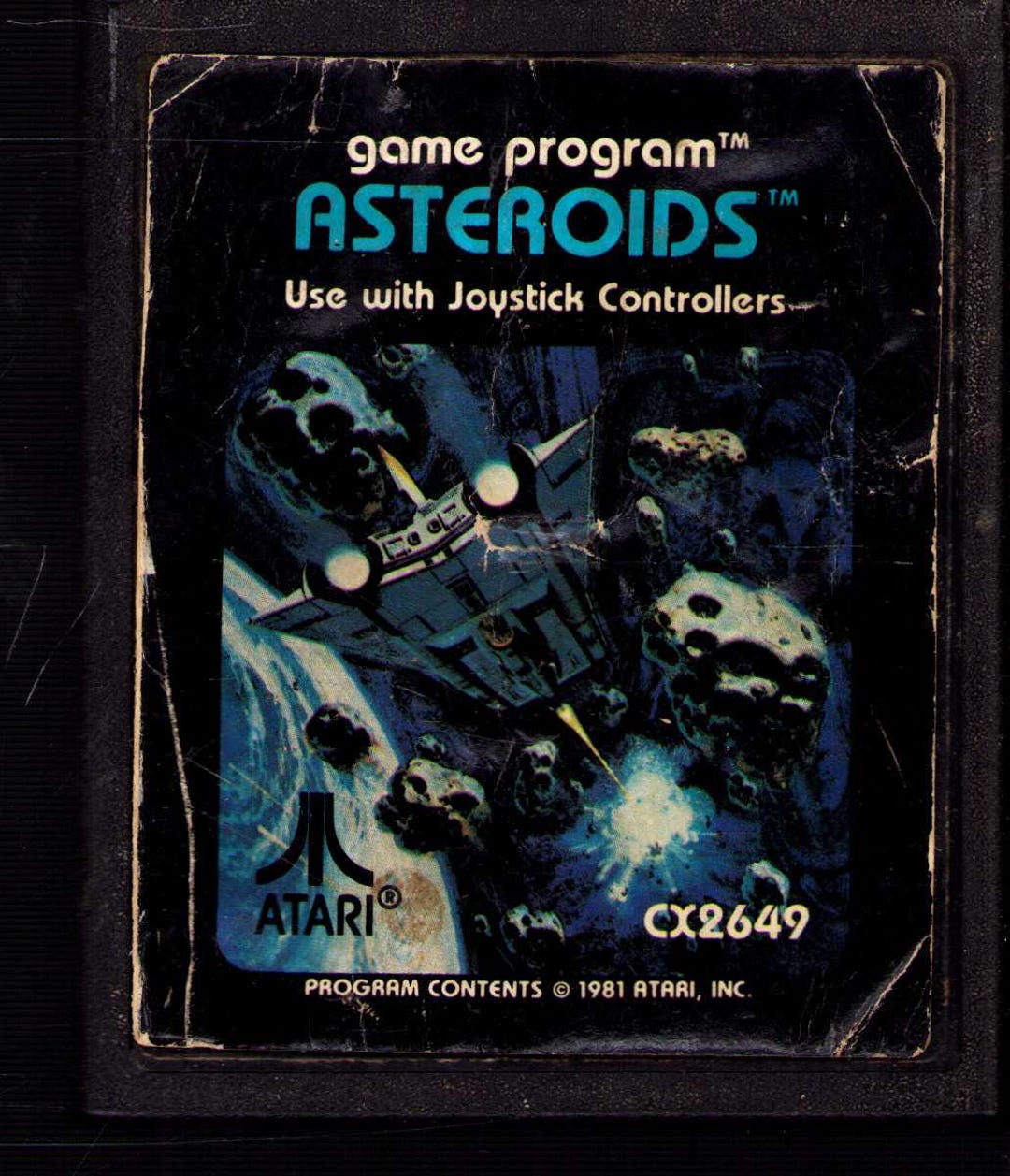 Vintage Atari Game: Asteroids, Atari CX2649, 1225 - Etsy