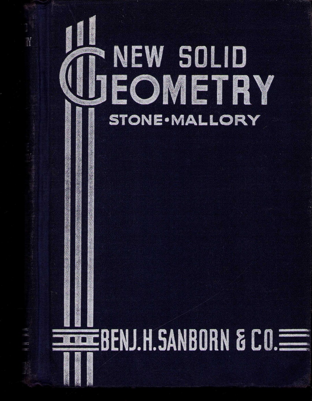 Vintage Book: New Solid Geometry, Stone/mallory, 1937 00725 - Etsy