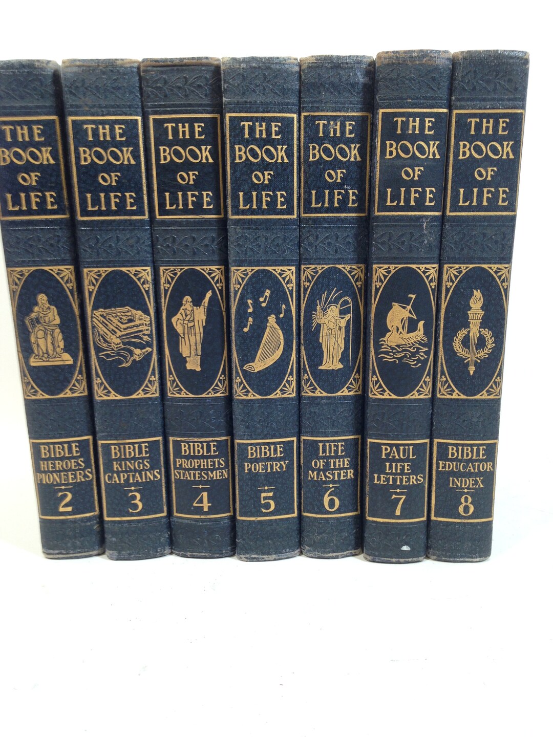 Vintage Book of Life Series Vol 2-8 Incomplete 1954 1123 - Etsy