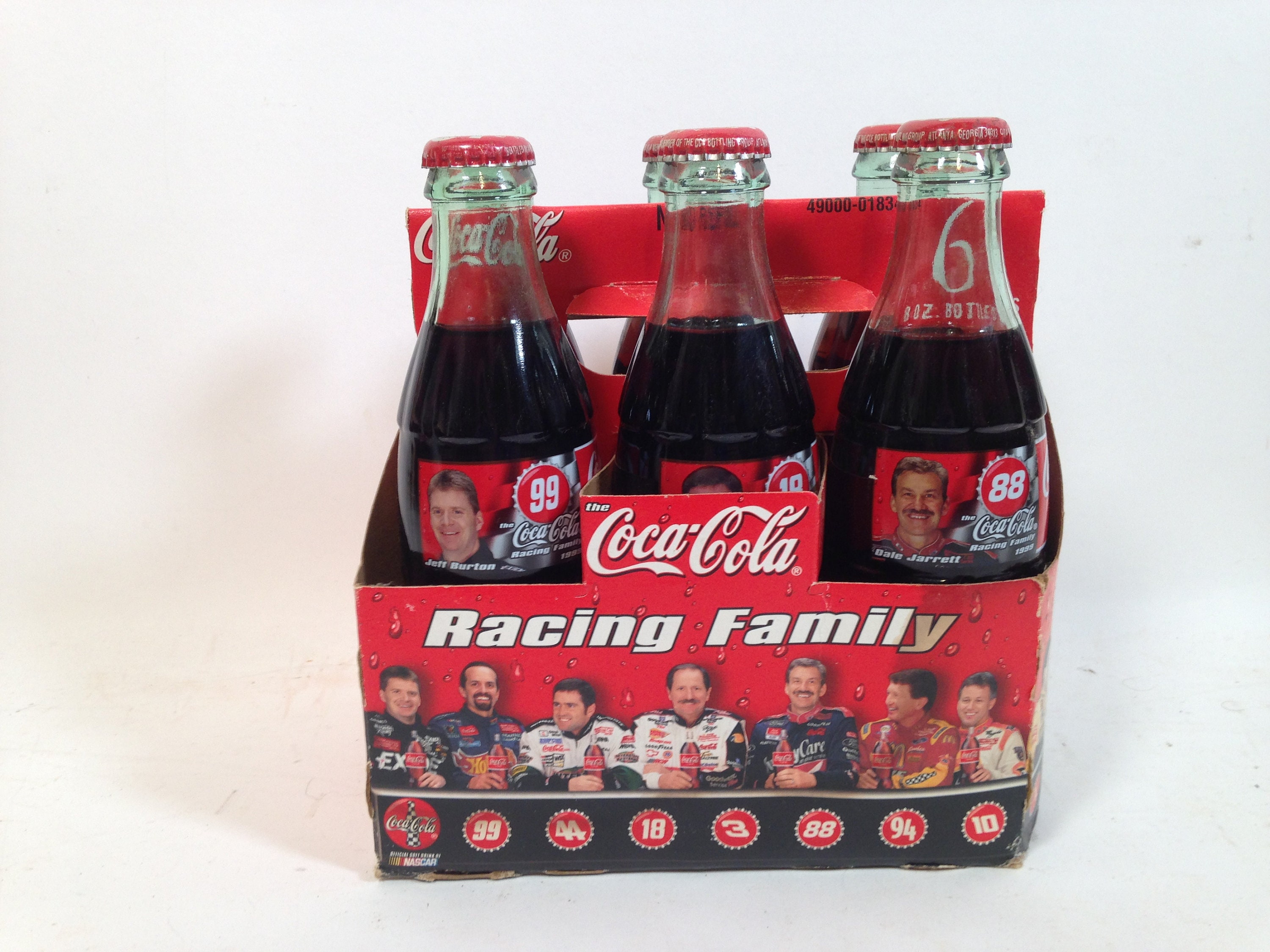 Vintage 6-pack Commemorative Coca-cola NASCAR Racing Family 6 - Etsy