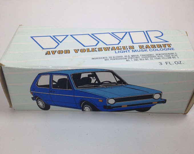 Avon Volkswagen Rabbit Men's Aftershave Bottle 1980 0824 - Etsy