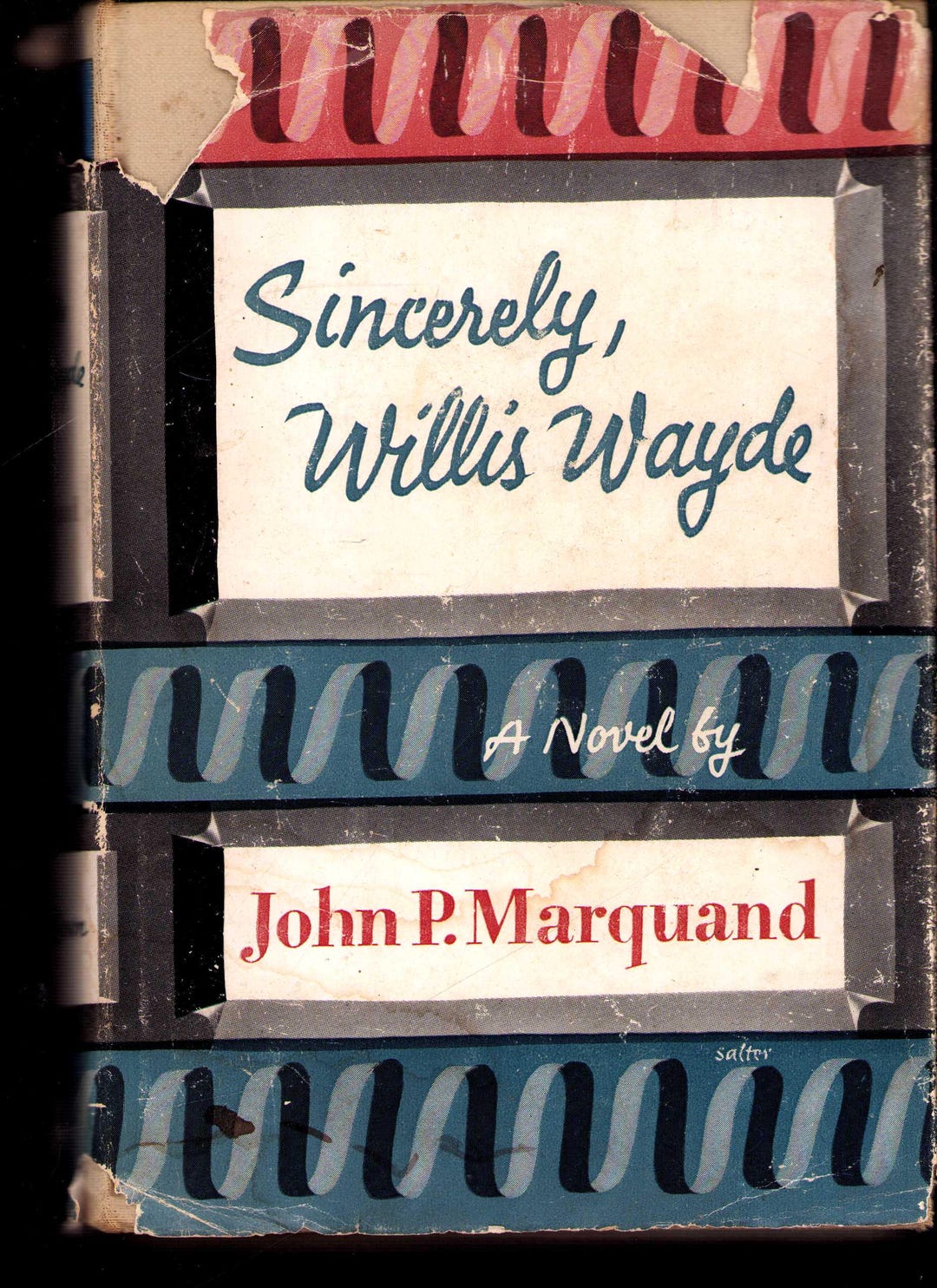 Vintage Book: Sincerely, Willis Wayde by John P. Marquand, First ...