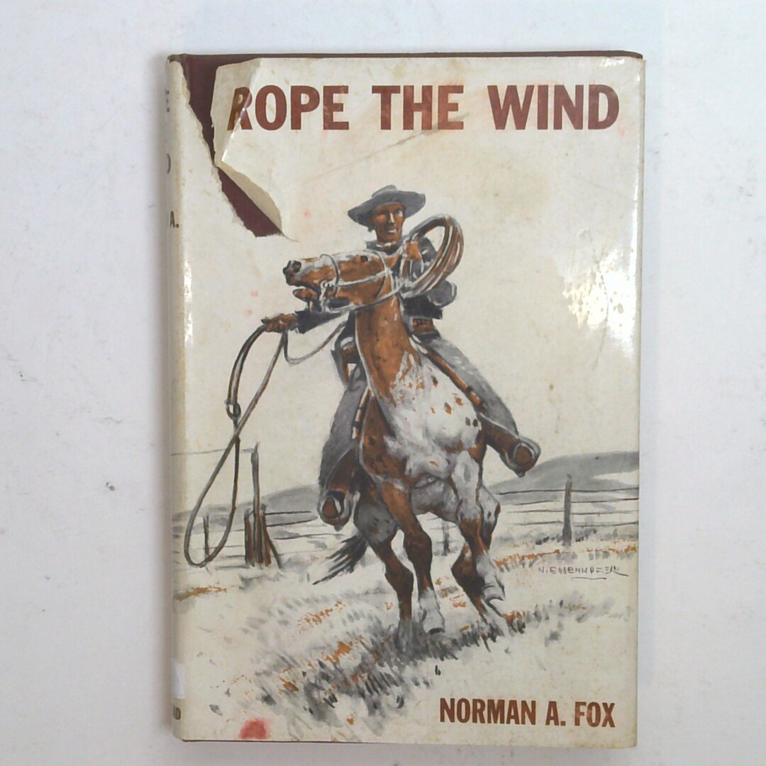 Vintage Book: Rope the Wind by Norman A. Fox, SIGNED, 1958 0823 - Etsy