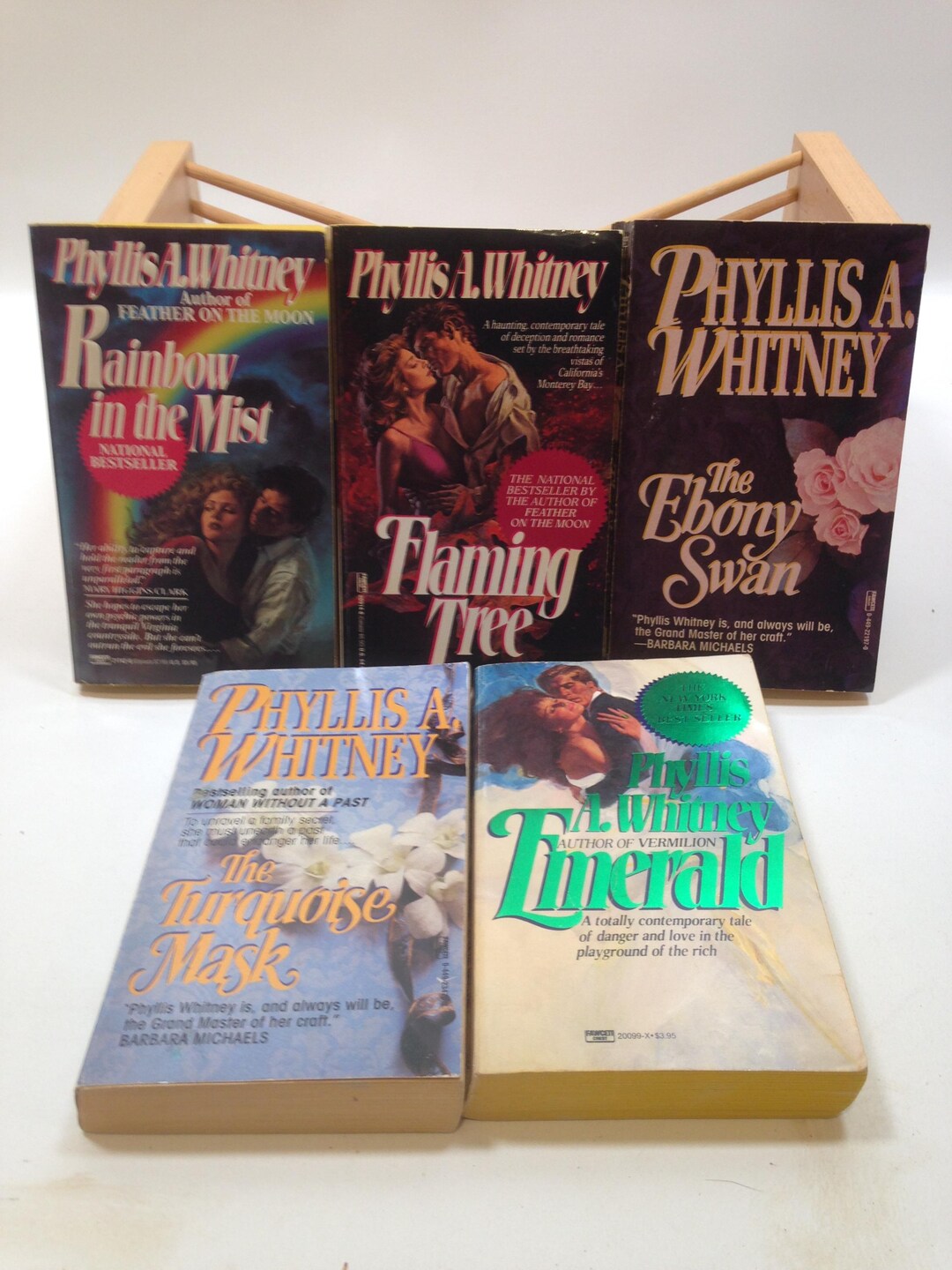 5 Romance Books by Phyllis A. Whitney, Rainbow in the Mist, Emerald ...