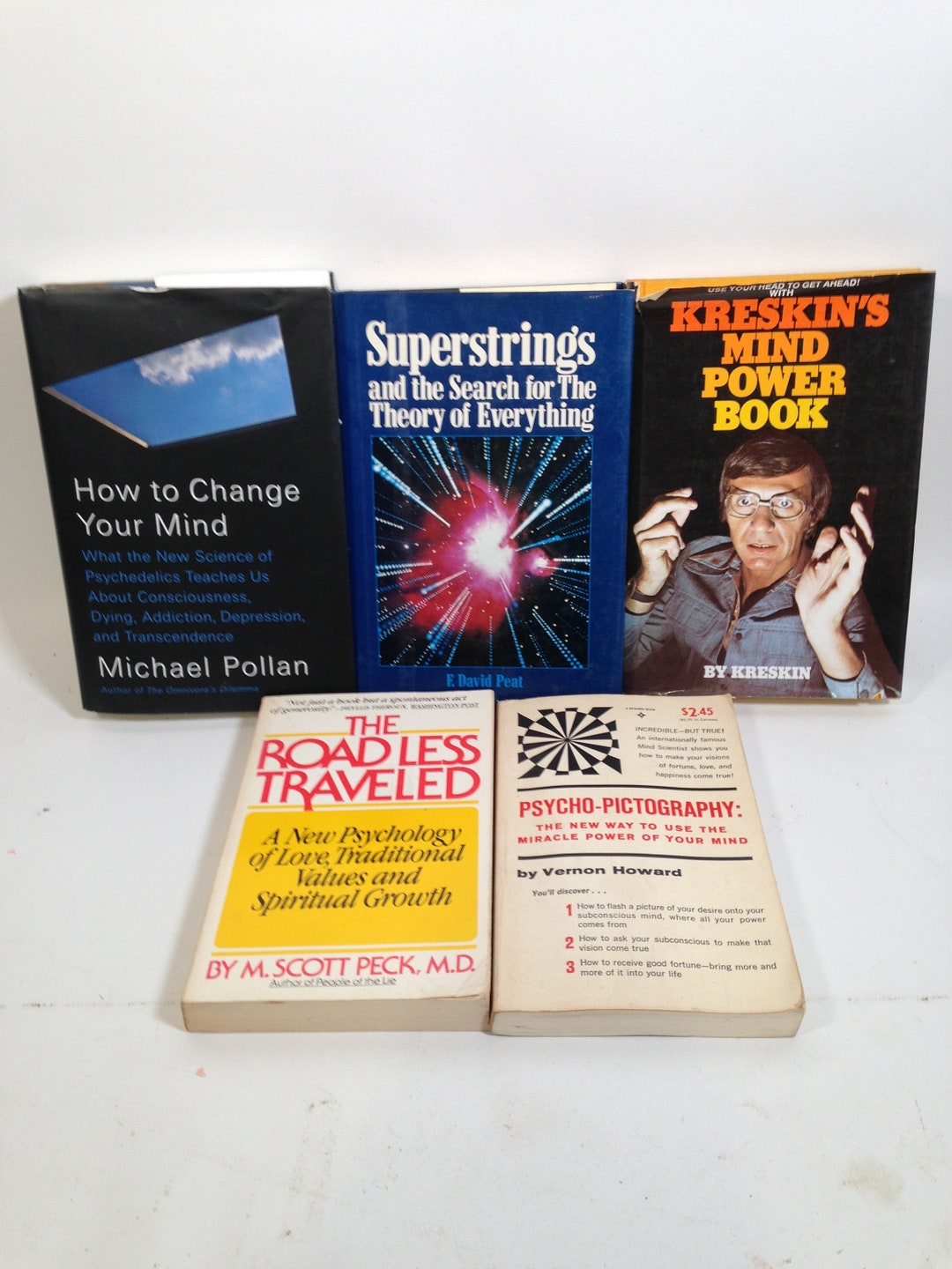 Kreskin's Mind Power Book, How to Change Your Mind & 4 More Books on ...