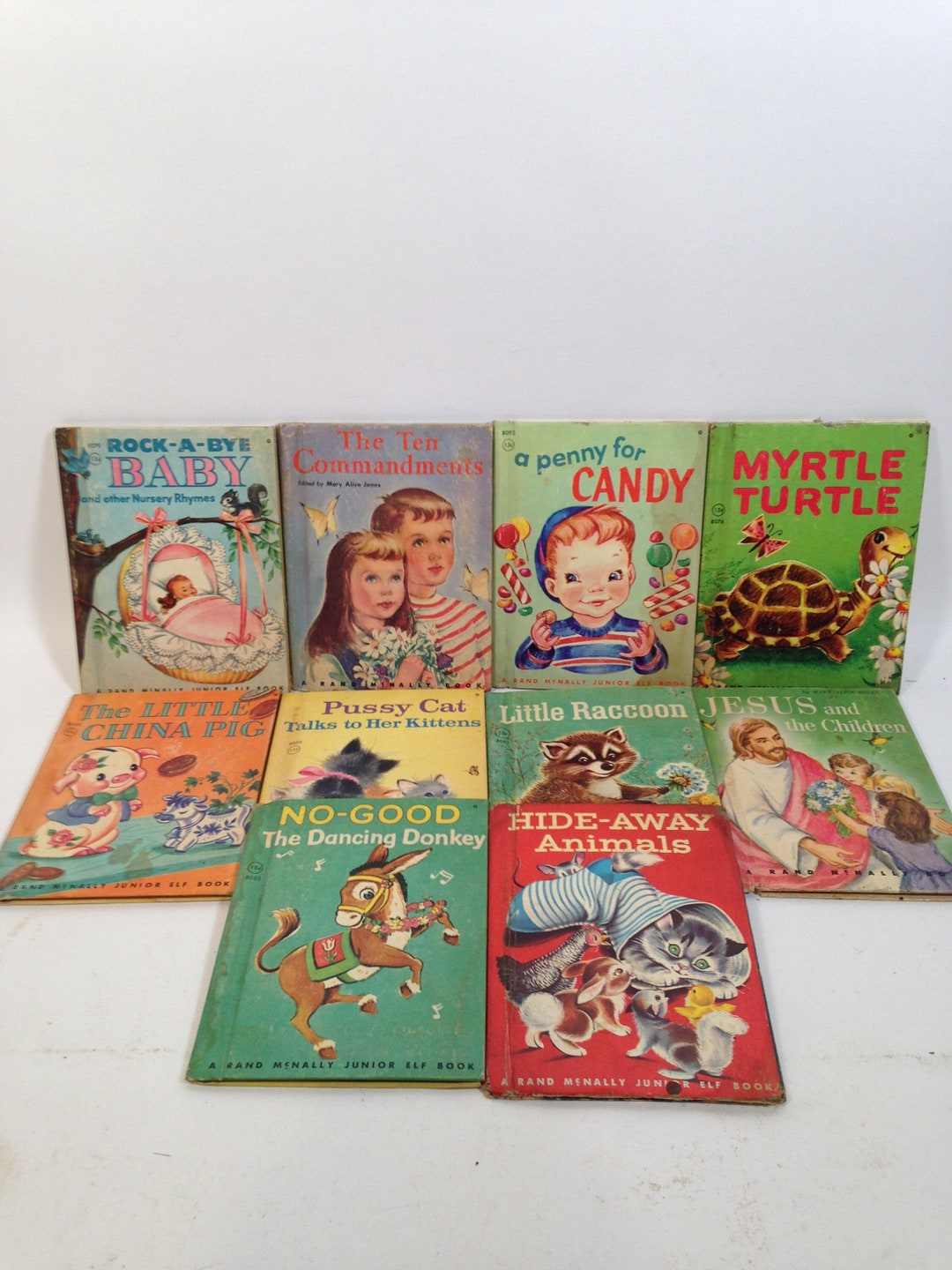 Lot of 10 Vintage Jr. Elf Children's Books 10 Books 1950/1960s 0424 - Etsy