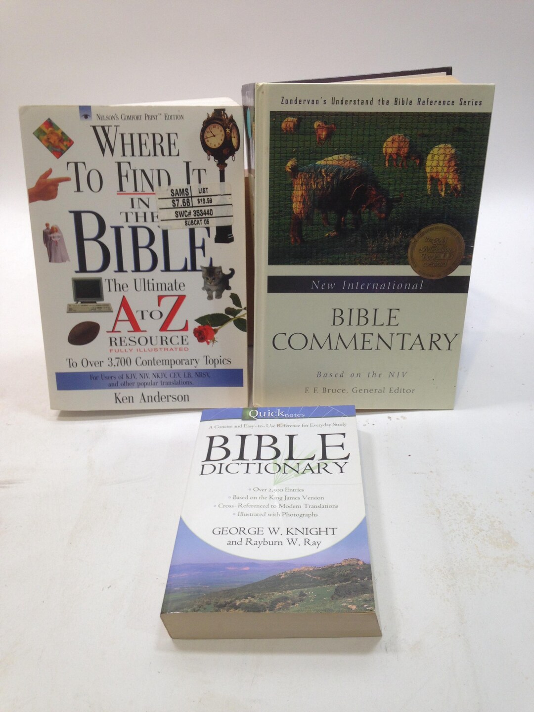 3 Bible Reference Books: Where to Find It in the Bible, the Ultimate A ...