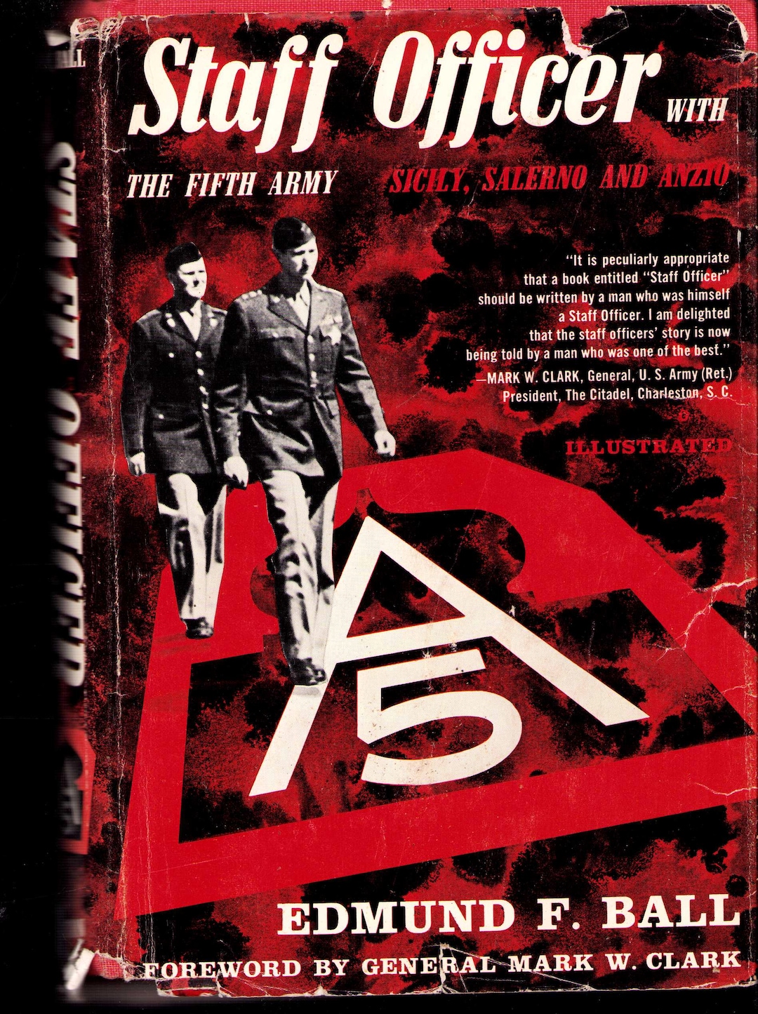 Vintage Book: Staff Officer With the Fifth Army - Sicily, Salerno and ...
