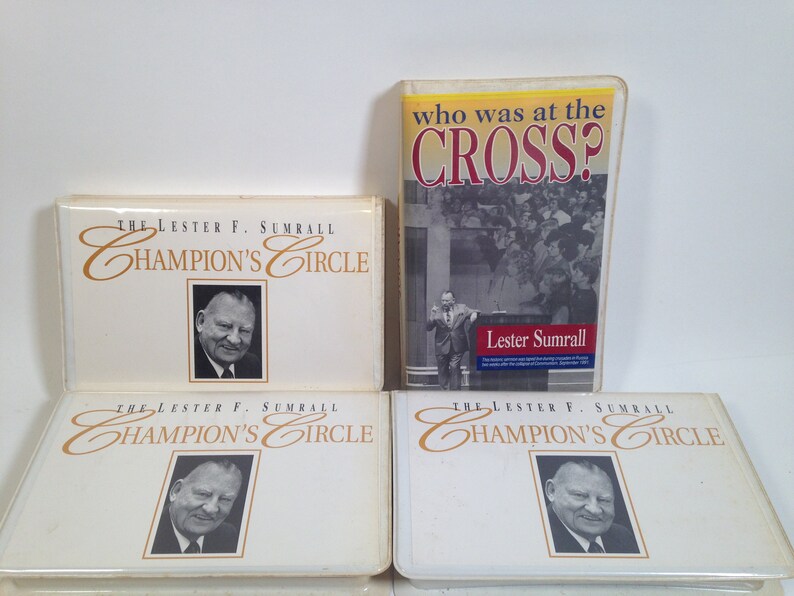 4 Vintage Lester Sumrall VHS Tapes Lesea Broadcasting 1122 - Etsy