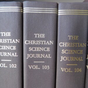 18 Bound Volumes of Christian Science Journal Magazine 1980-1999 0721 ...
